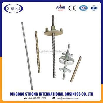 Concrete Formwork Tie Rod / Shuttering Tie Rod For Construction - Buy ...