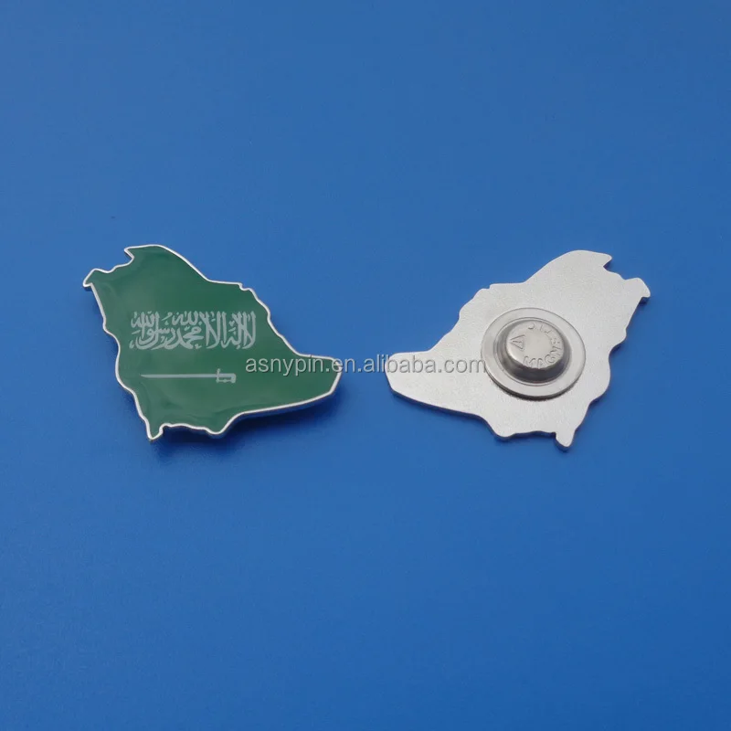 Saudi Arabia National Emblem Lapel Pin For National Day Souvenir Gifts ...