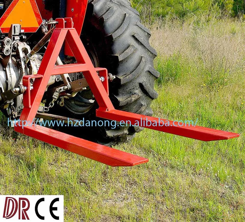 750KG Capacity 3 Point Pallet Fork Extensions - Tractor Implements ...