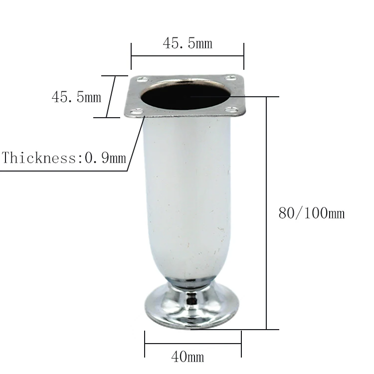 Hardware Sofa Leg Extenders, Iron Sofa Leg Footings Furniture Hardware ...