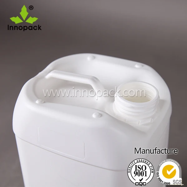 White Hdpe Plastic Pail / Oil Pail With Screw Oil Cap 10 Liter - Buy ...