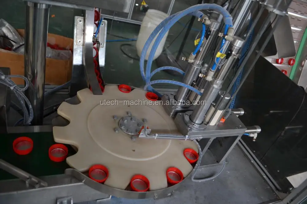 Full Automatic Double Aluminum Foil Liner Cap Inserting Lining Wadding ...