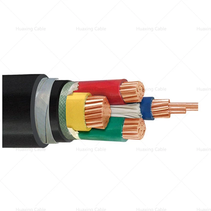 4 Core Armoured Electrical Cable Low Voltage 0.6 /1kv 4cx120mm Double ...
