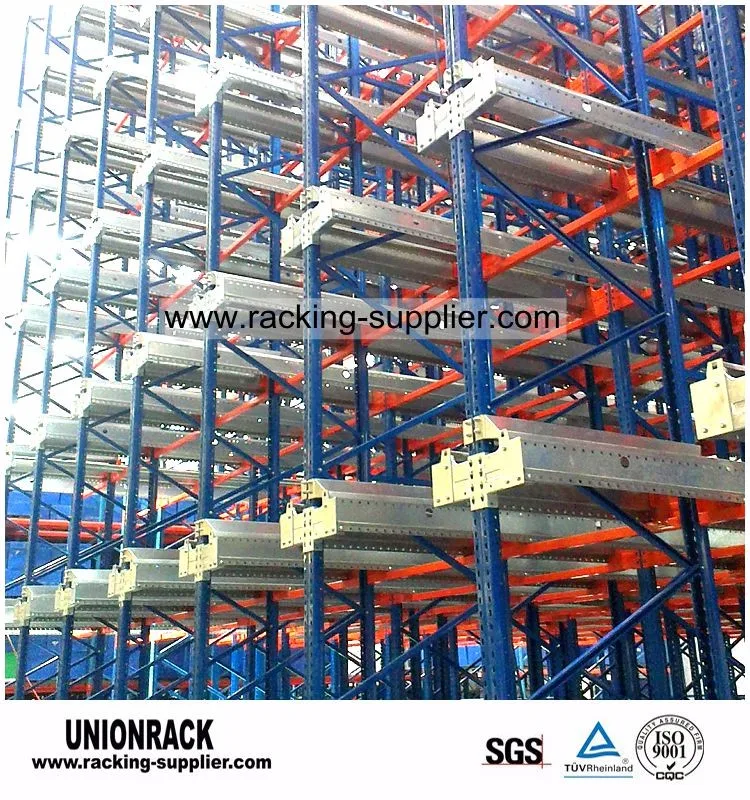 Automated Warehouse Racking System Radio Shuttle Rack With Pallet ...