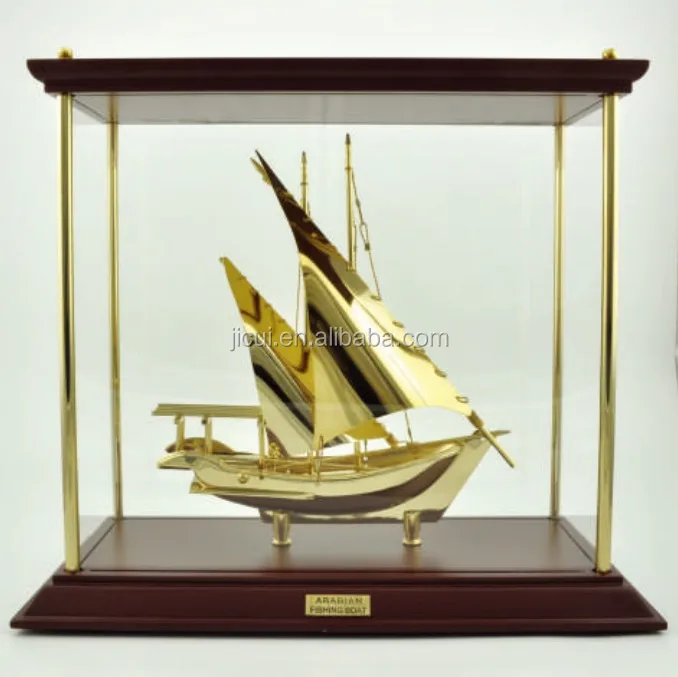 Crystal Arab Boat Model For Islamic Souvenirs Gifts - Buy Crystal Arab ...