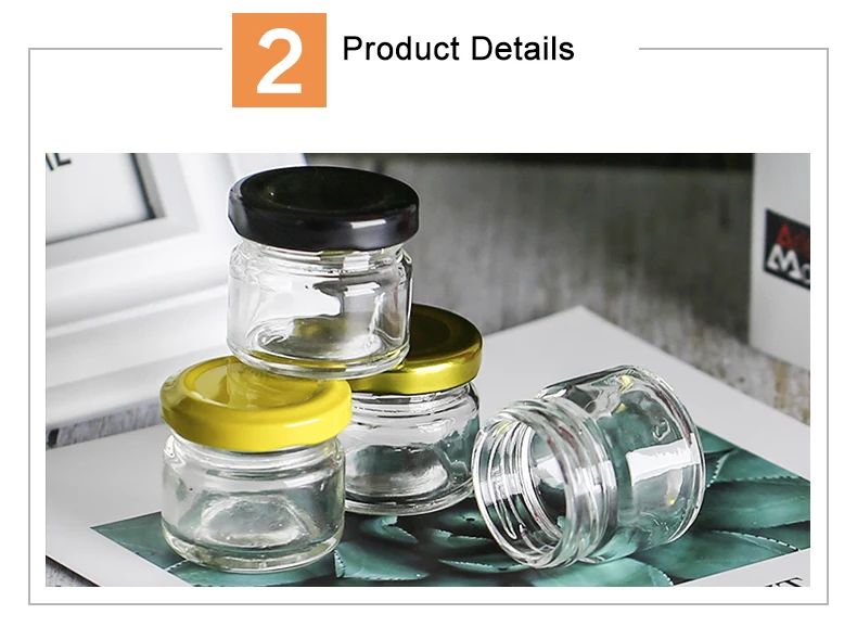 Wholesale Customized Logo Clear Jam Glass Jars With Lid - Buy Jam Jars ...