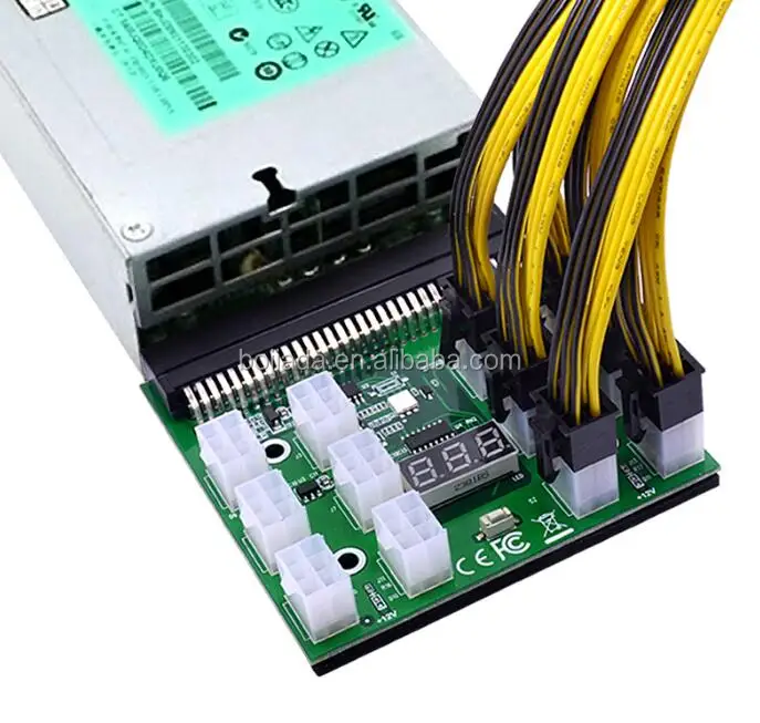 12 * Pcie 6pin Power Supply Breakout Board With Led Digital Display For ...