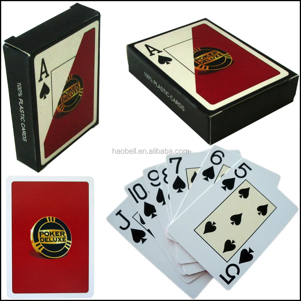 Plastic Coated 777 Paper Poker Playing Cards For Supermarket - Buy ...