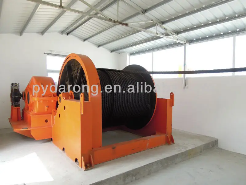 Electric Steel Cable Winch With Spooling Device - 10m/min Lift Speed ...
