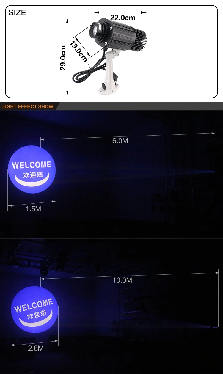 Waterproof Logo Projector Outdoor Floor Logo Projector Light 50w Led ...