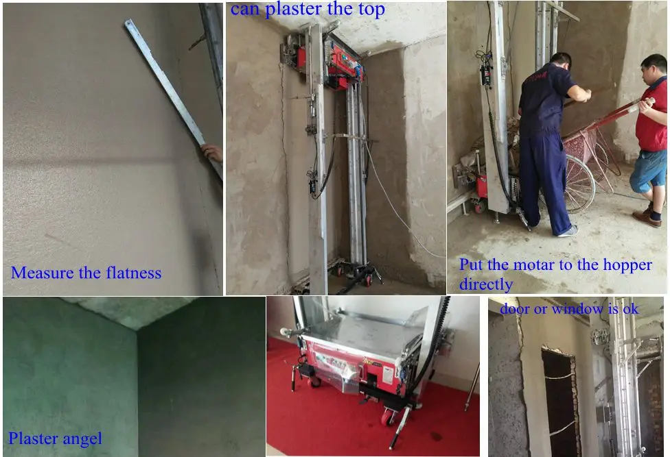 Construction Electric Smart Wall Plastering Machine - Buy Construction ...