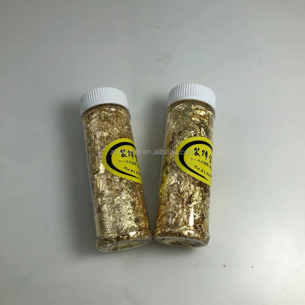 Edible Gold Leaf Paper 24k Gold Sheet For Cake Decoration - Buy Edible ...