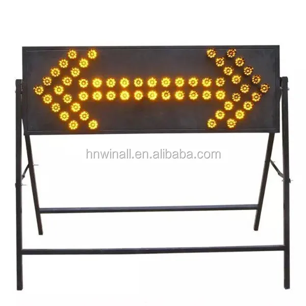 Blinkende Led Verkehrswarn Pfeil Licht Mit Solar Panel - Buy ...