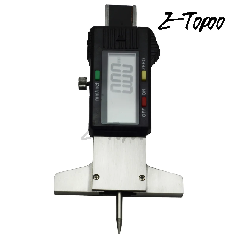 Etopoo 0-25mm 0.01mm Stainless Hardened Pointed Digital Depth Gauge ...