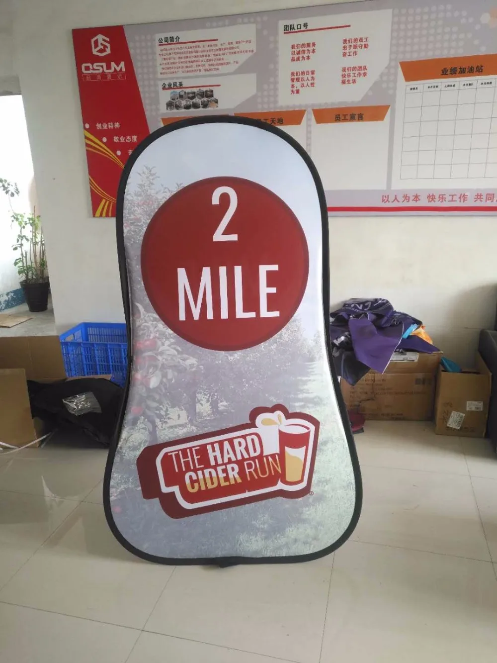 Easy To Set Up Football Fields Pop Up Folding Banner Stand - Buy ...