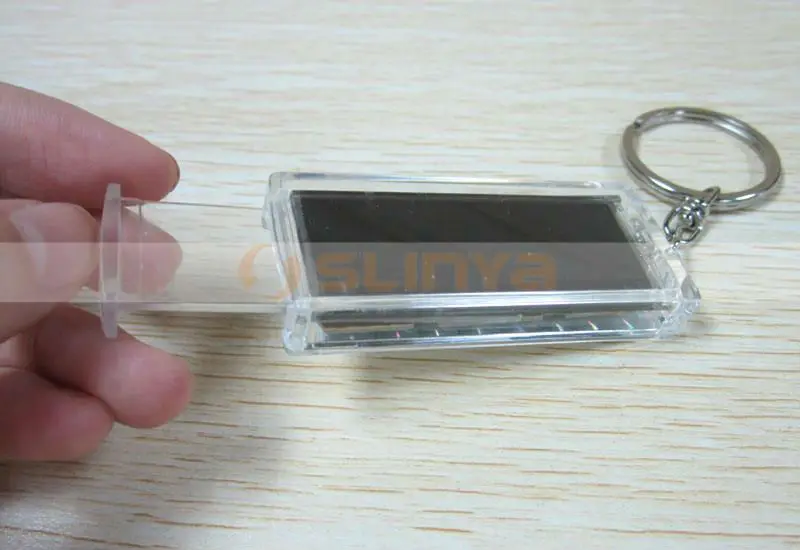 Custom Flashing Solar Blank Acrylic Keychain - Buy Blank Acrylic ...