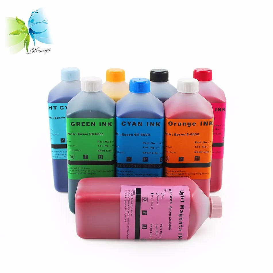 Oil Based Printer Ink For Epson Gs6000 Dx5 Printhead Eco Solvent Ink ...