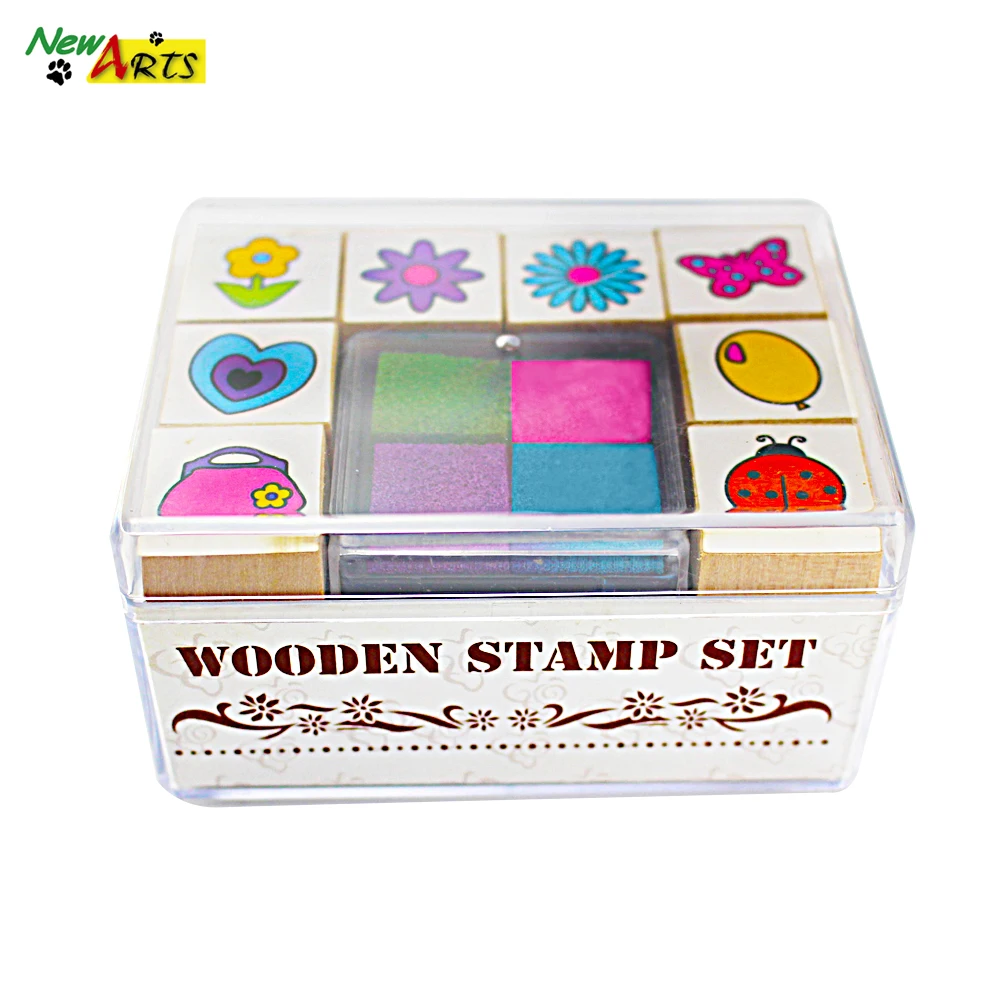 Toy Wooden Novelty Rubber Stamp Set For Kids - Buy Kids Stamp,Novelty ...