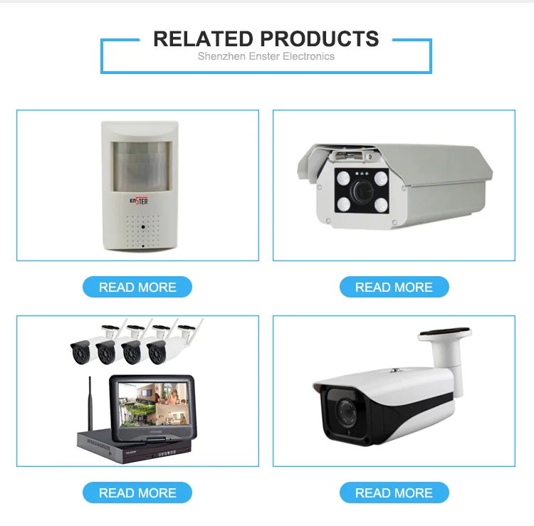 Enster Professional Full Hd Outdoor 1080p Ip Camera Security Cctv ...