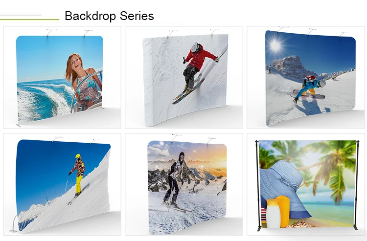 6m X 3m Backdrop Stand Hot Trade Show Display Equipment Dye Sublimation ...