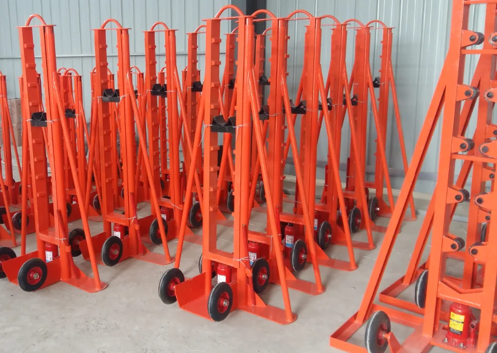 5 Ton Hydraulic Cable Stand,Cable Drum Stand,Cable Reel Stand - Buy ...