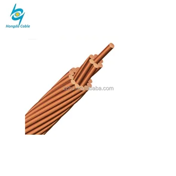 Annealed Plain 35mm 50mm Tranded Copper Rope Bare Conductor For Power ...