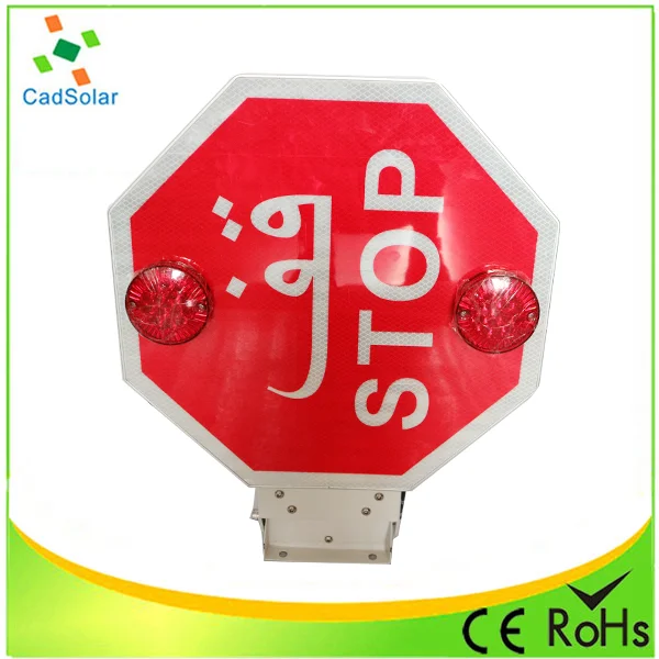 Automatic LED Stop Sign for School Bus Safety