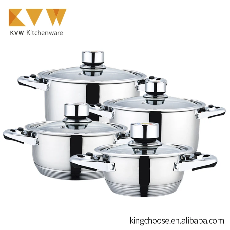 Factory Price 16pcs Stainless Steel Kitchen Queen Waterless Cookware ...