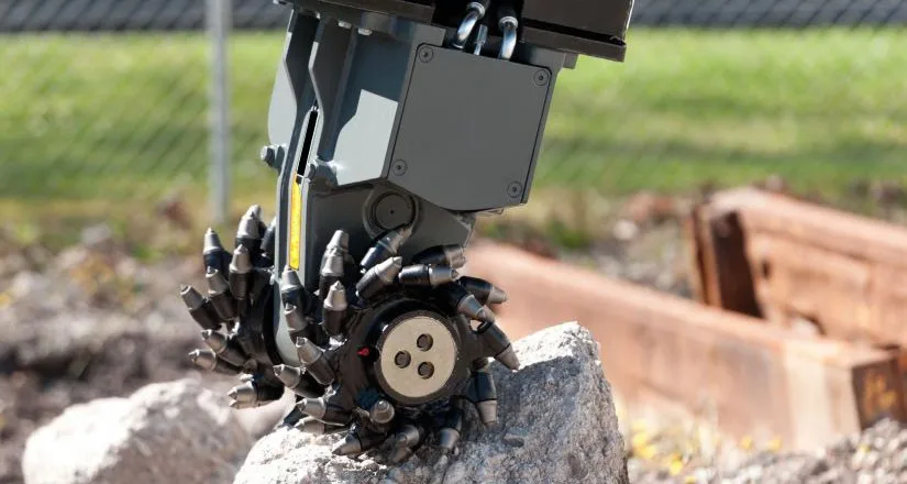 Drum Cutter Rock Grinder For Digger Machine - Buy Drum Cutter,Rock ...