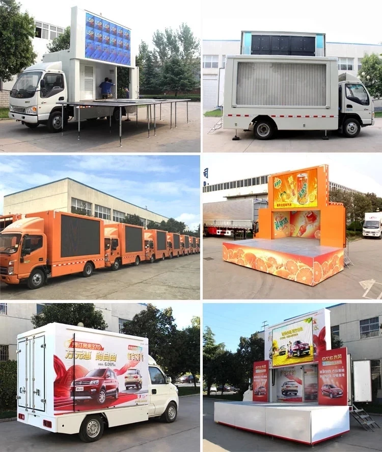 Promotional Event Led Advertising P3 Van Small Outdoor Mobile Led ...