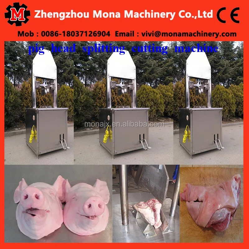 Pig Head Cutting Split Machine,Electric Meat Bone Cutter - Buy Electric ...