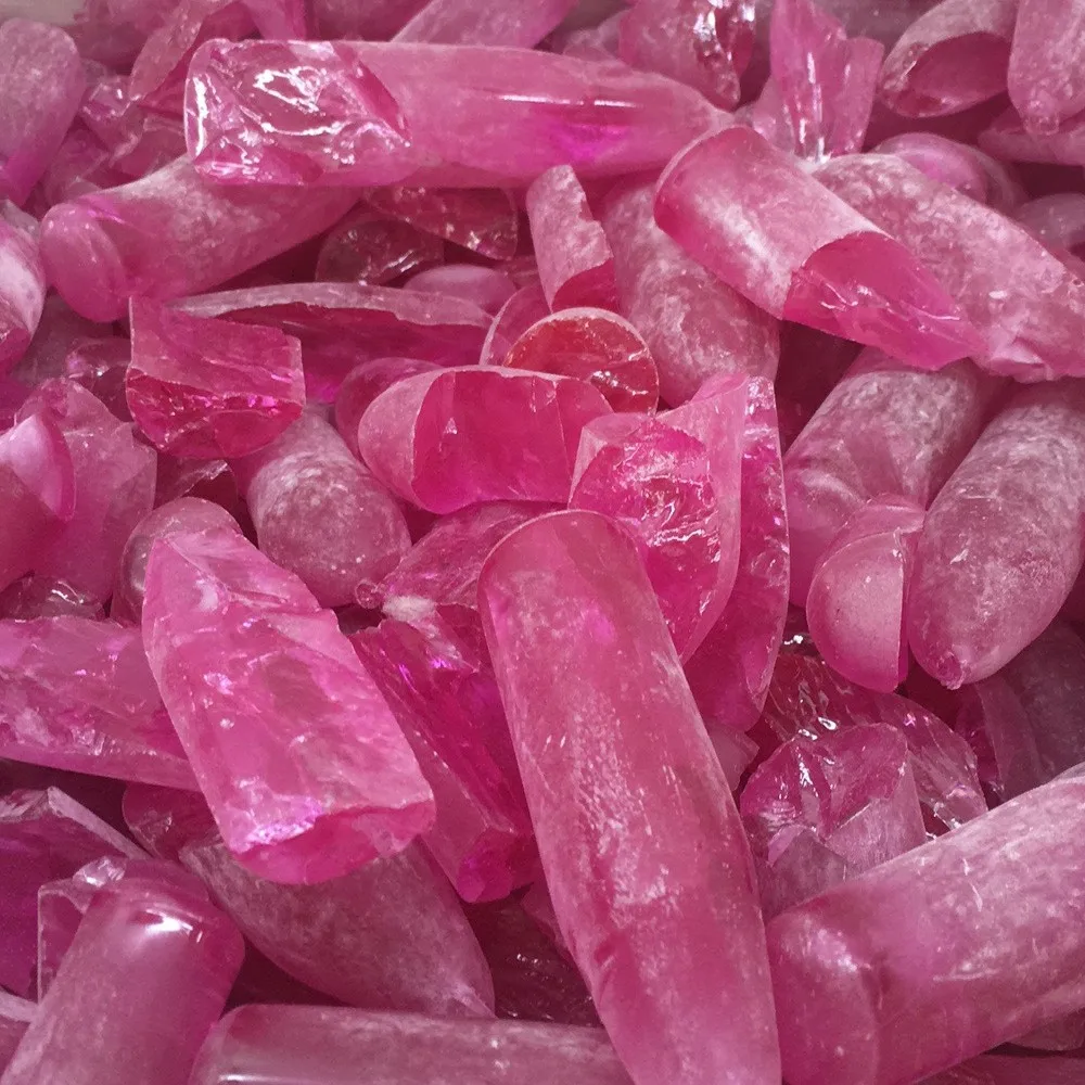 Wholesale Synthetic Untreat Ruby Corundum Rough Material Raw Blue ...