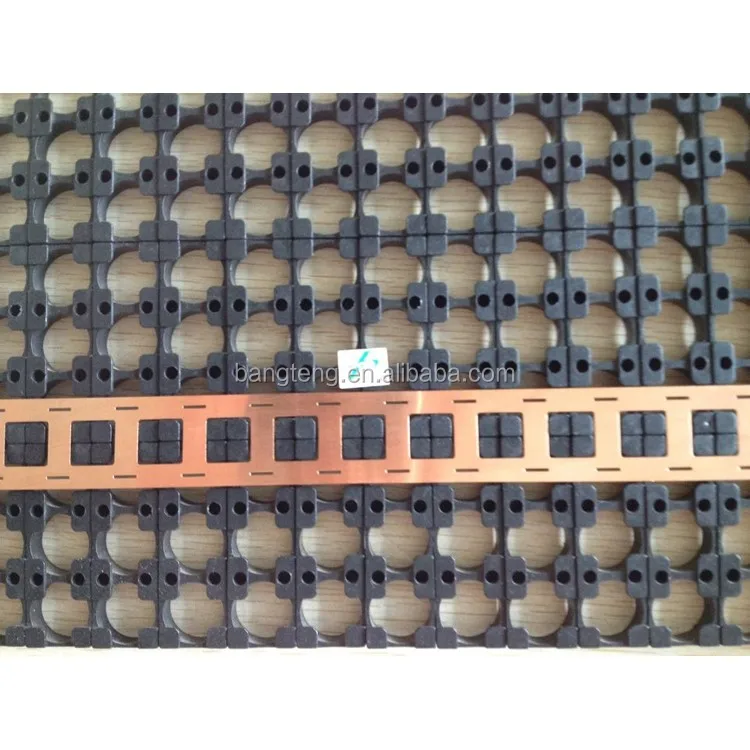 Custom Punching Copper Strip Connector C1100 2p 18650 Copper Strip For ...