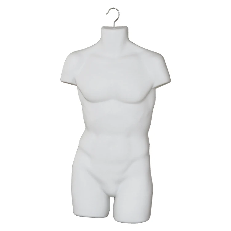 Torso Half Upper Body Male Mannequins With Hook For Man Wear Garment ...