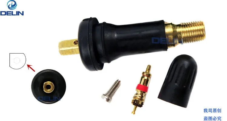 Tpms Valves Right Angle 90 Degree Base Shape Rubber Tpms Stem Sensor ...