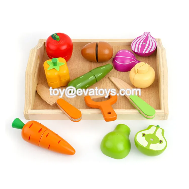 New Design Delicious Miniature Wooden Toy Food Set For Children Pretend ...