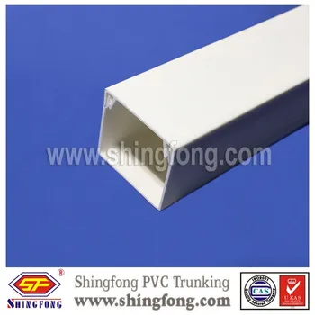 Pvc Plastic Electrical Wire Moulding Trunking Sizes - Buy Pvc Plastic ...