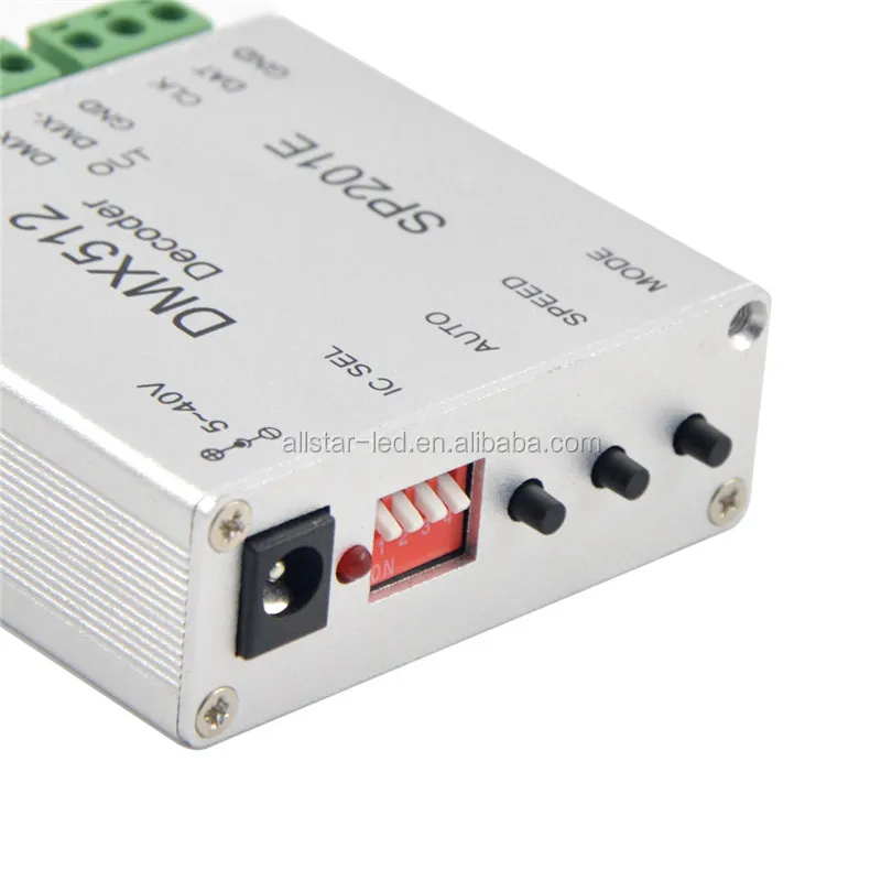 Rgb 5v/12v Dmx 512 Dmx Decoder Board Ws2812b/ws2811 Ic Dmx Led Rgb Controller Led Spi Converter ...