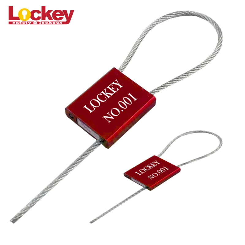 Galvanized Wire Cable Lock Out Car Seal Lockout With Aluminum Alloy ...