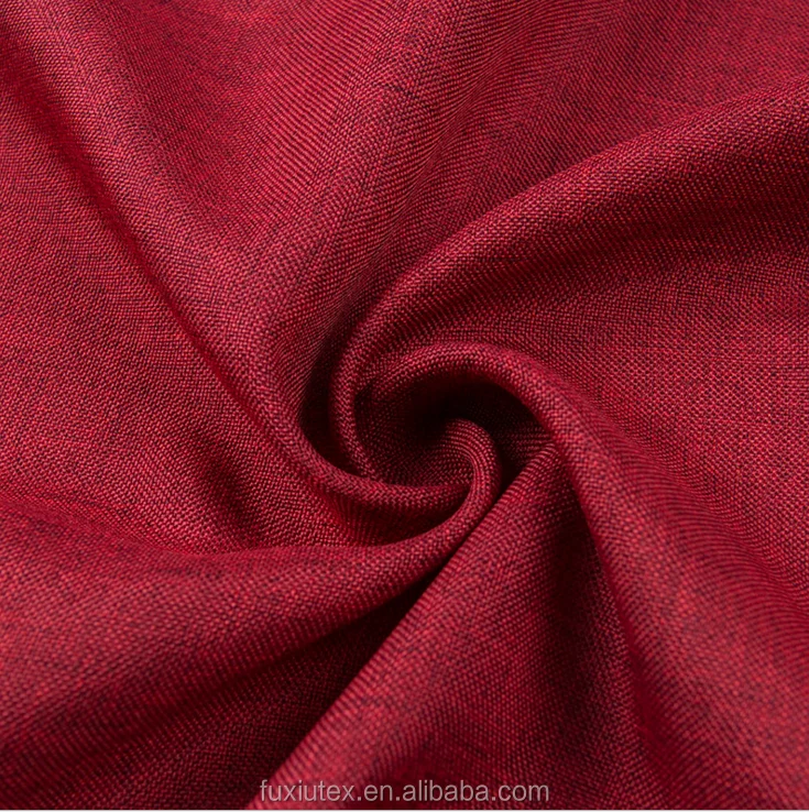 Superseptember 300d 600d Faux Linen Upholstery Fabric 100% Polyester ...