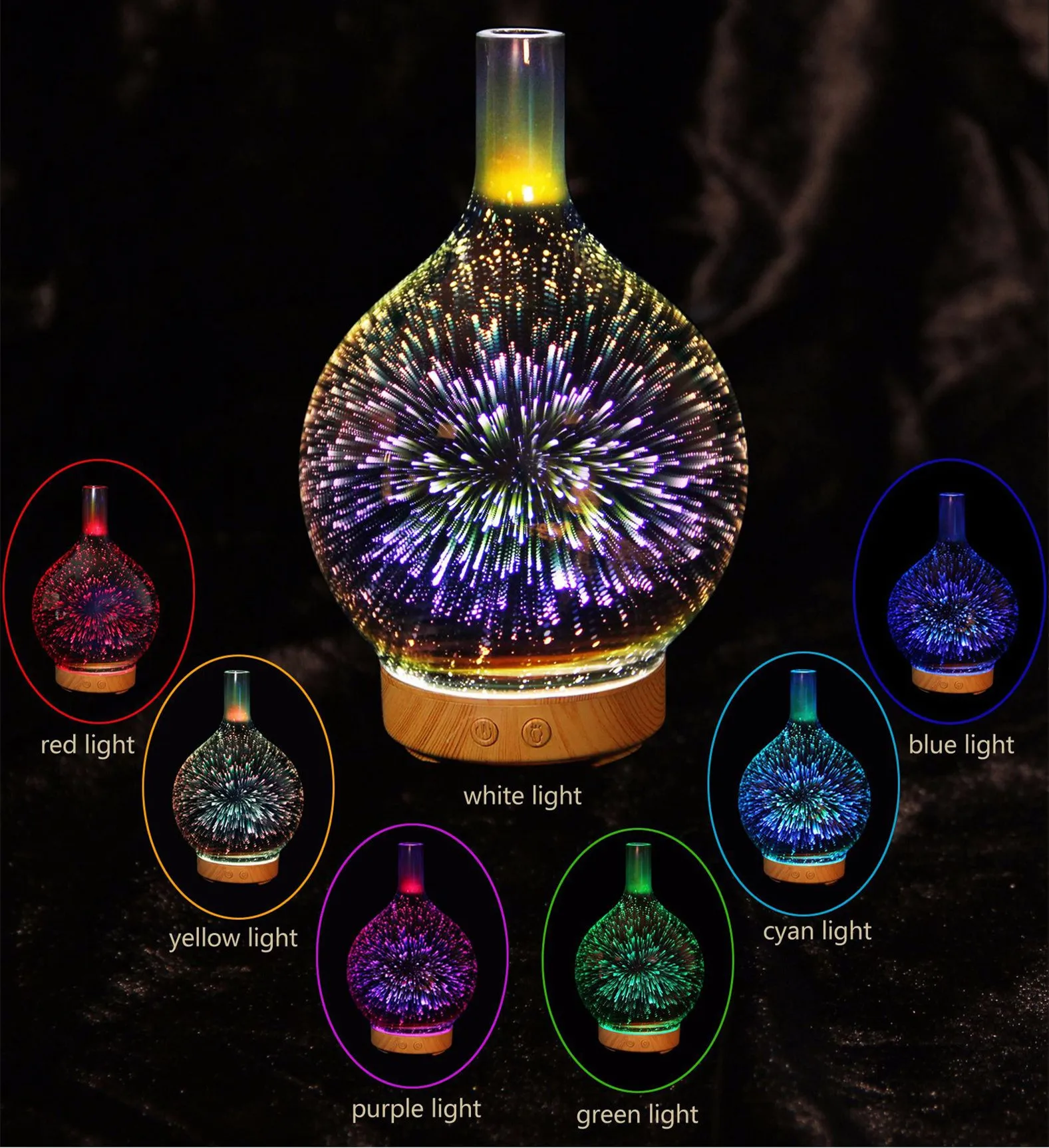100ml Modern Decorative Glass Humidifier And Aroma Diffuser For ...