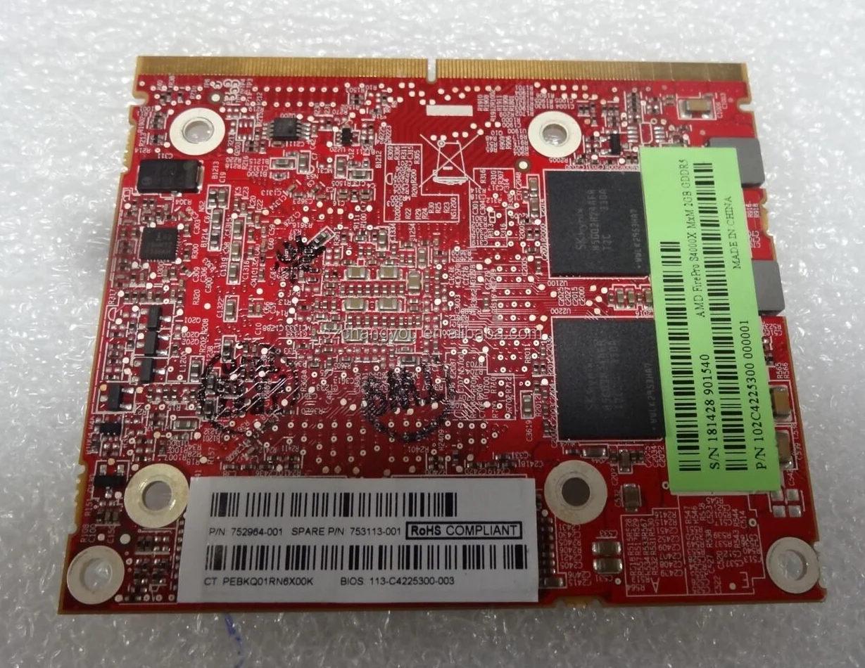 753113-001 752964-001 For Hp Amd Firepro S4000x M5100 2gb Graphics ...