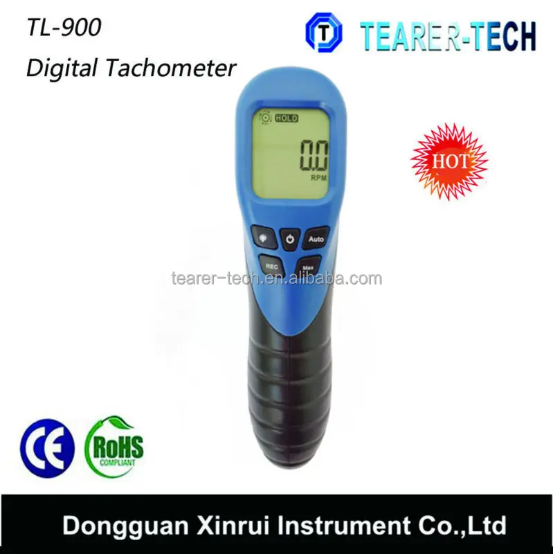 High Accuracy Portable Digital Laser Tachometer 2.5-99999rpm Digital ...