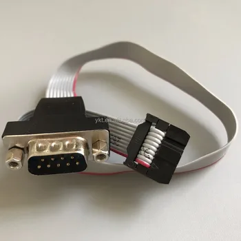 Db9 Male And Female To 9pin 10pin Idc Connector Extension Ribbon Cable ...