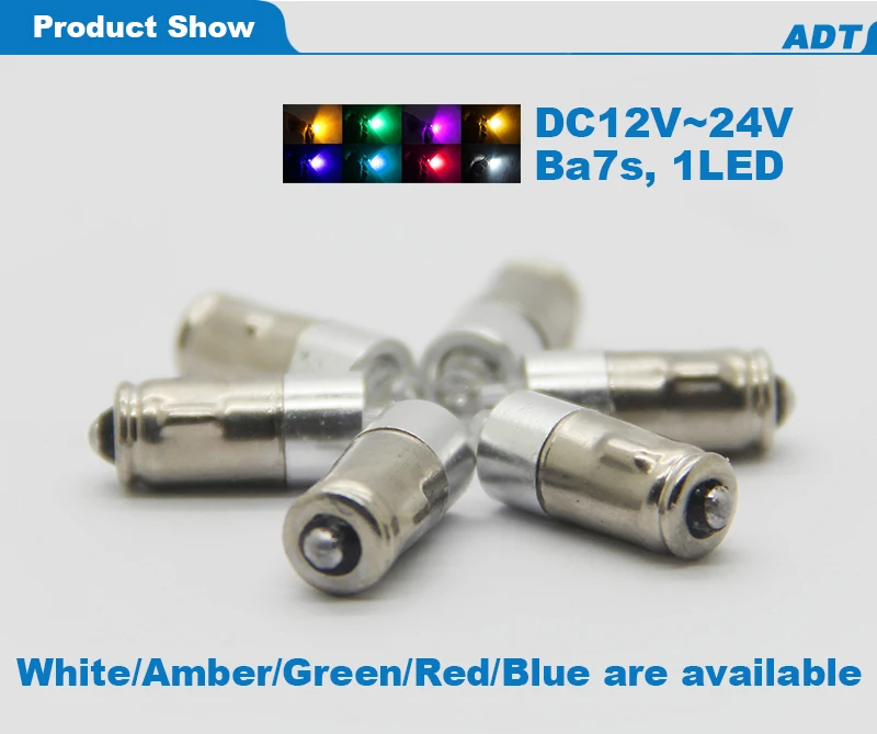 Glb281 Ba7s Led Dashboard Warning Switch Clock Interior Upgrade Bulb ...