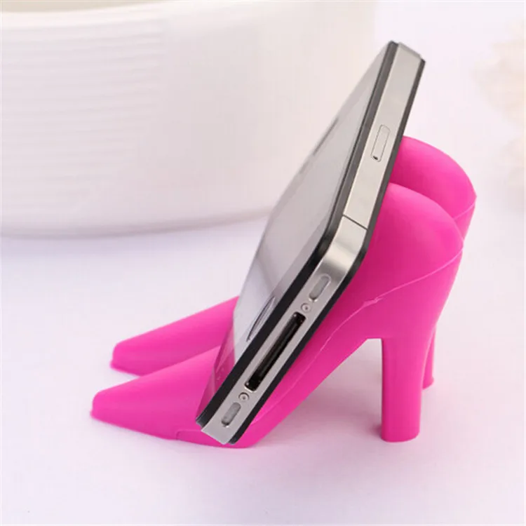 Hot Selling Promotional High Heel Shoes Silicone Phone Stand,Silicone ...