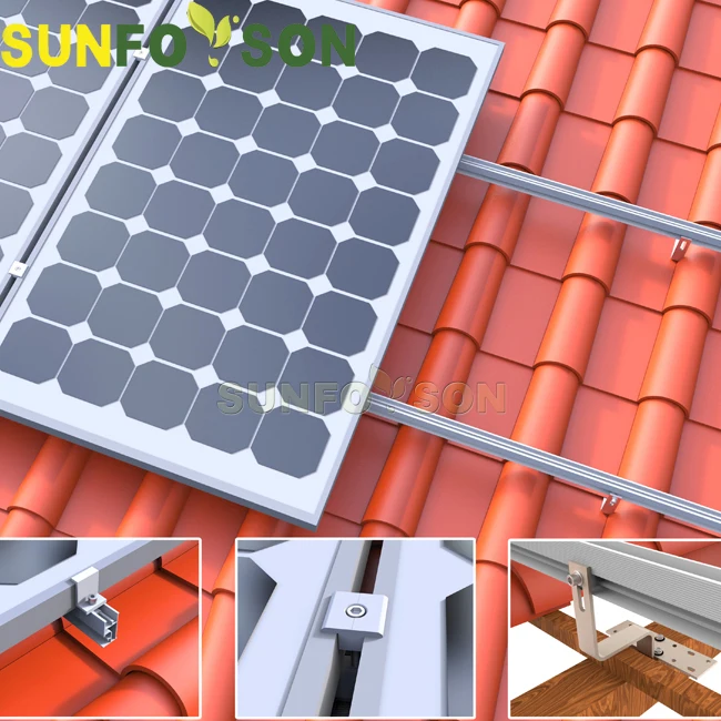Frameless Solar Panel Mounting Clamps - Durable & Versatile