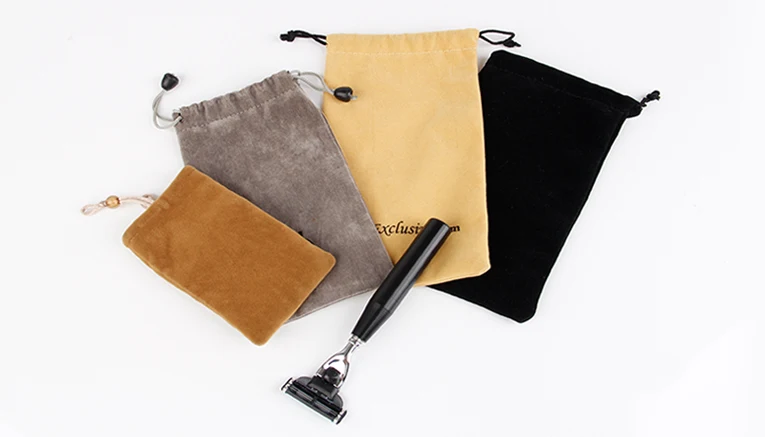 Custom Brand Drawstring Bags Black Pull String Pouch For Jewelry - Buy ...