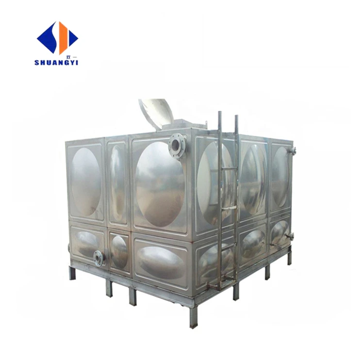 Square Shape Stainless Steel Panels Assembled Water Tank - Buy Big Size ...