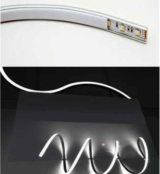 Flexible Bendable Aluminium LED Profile Extrusion